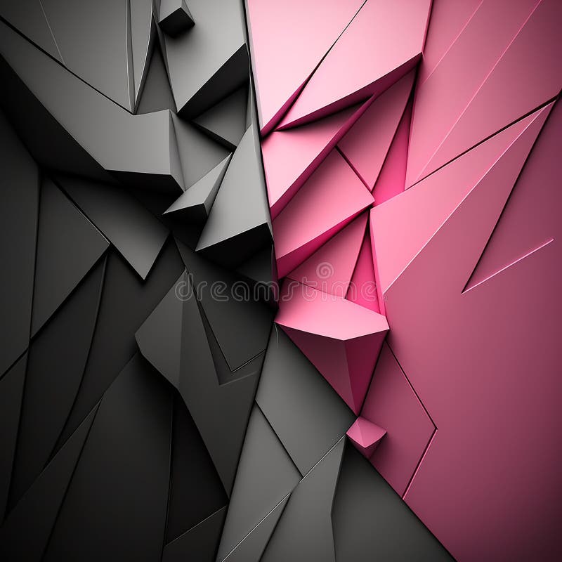 Grey and pink wallpaper 2 stock illustration. Illustration of design ...