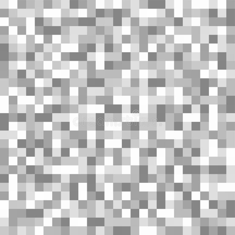 Grey Pixel Pattern or Background in Pixel Art Stock Vector ...