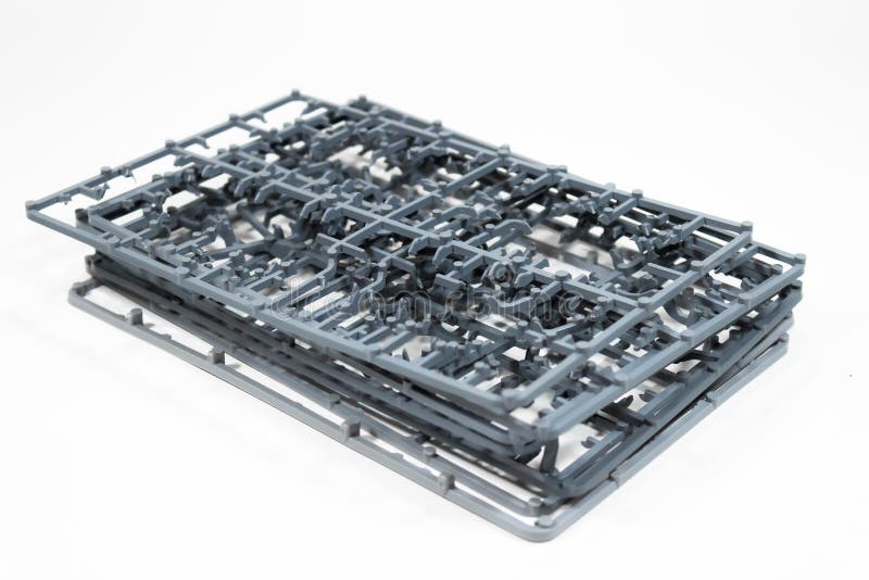 Plastic Model Kit Empty Trays Stock Image - Image of kids, matter ...