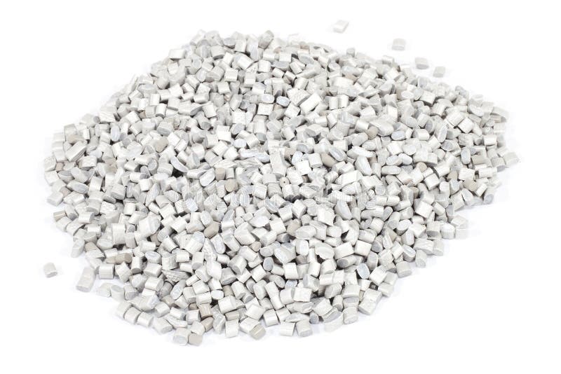 Grey Plastic Polymer Granules Stock Image - Image of innovation ...
