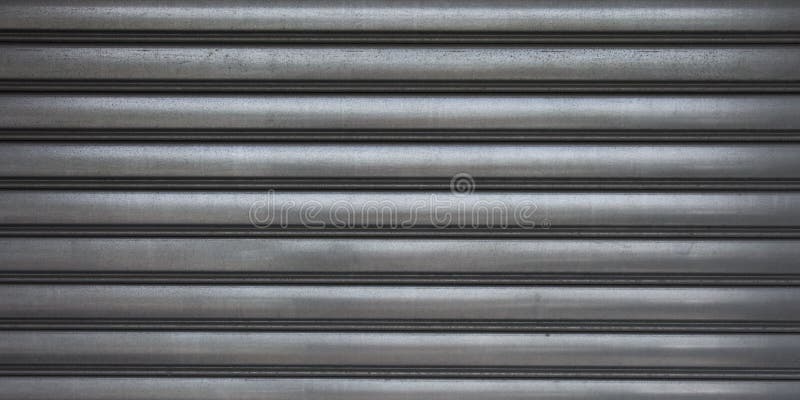 Grey Plastic Texture Metallic Roller Shutter Door Gray Background Stock ...