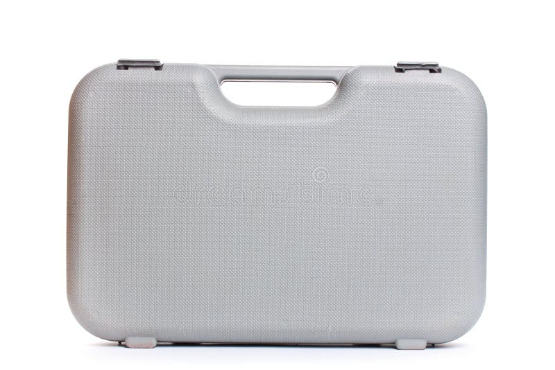 Grey Plastic Tool Box Isolate White Background Stock Photos - Free ...