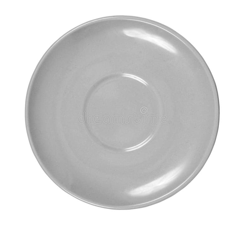 Grey plate isolated stock image. Image of porcelain - 214020379