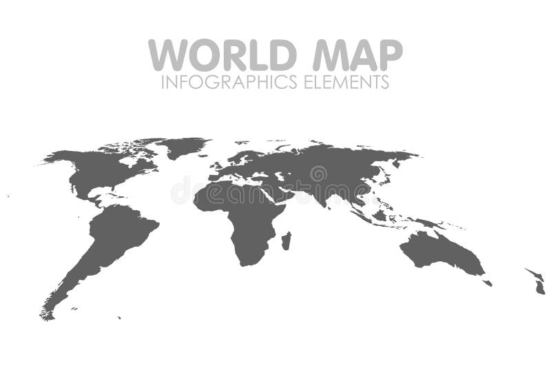 Blank World Map Grey Stock Illustrations – 3,592 Blank World Map Grey ...