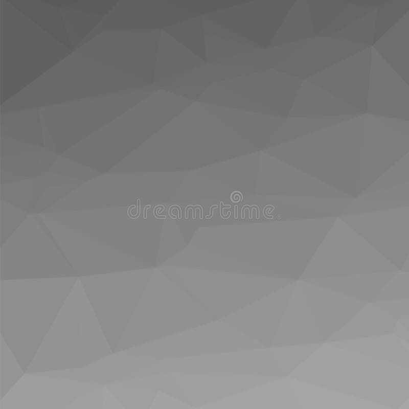 Grey Polygonal Background. Rumpled Triangular Pattern. Low Poly Texture. Mosaic Modern Design ...
