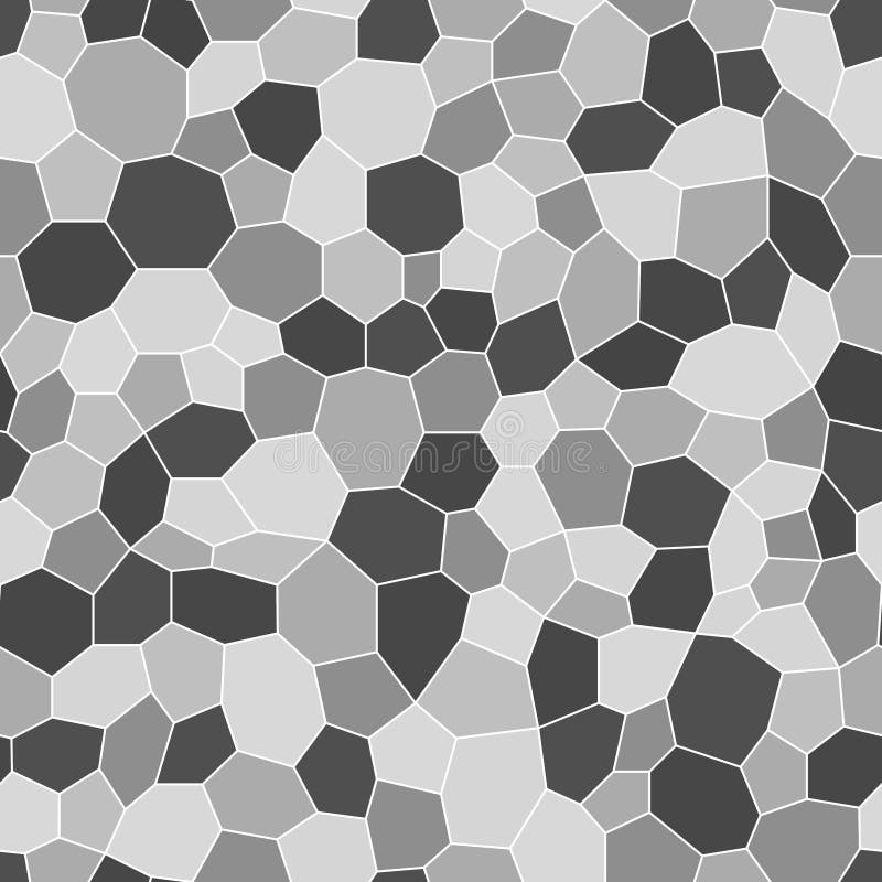 Grey Polygons Seamless Pattern Stock Vector - Illustration of lines ...