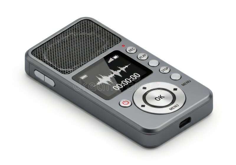 Portable Digital Voice Recorder Stock Illustrations – 567 Portable ...