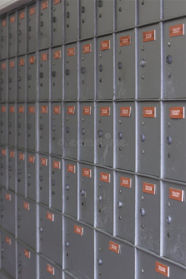 PO Box stock image. Image of metal, lockers, mailbox, mail - 7666293