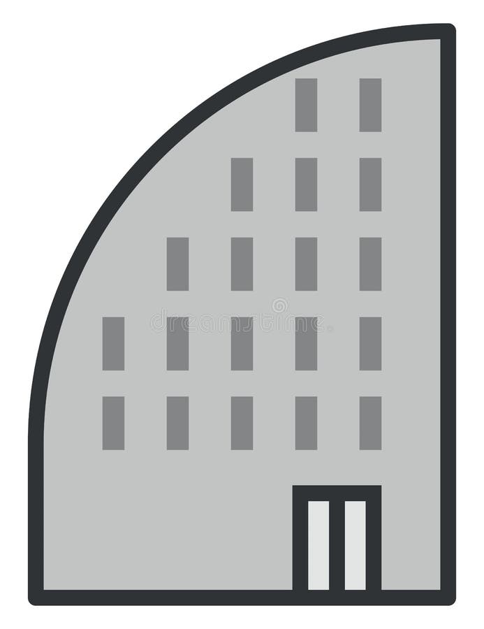 Grey Post Office Building, Icon Stock Vector - Illustration of design ...