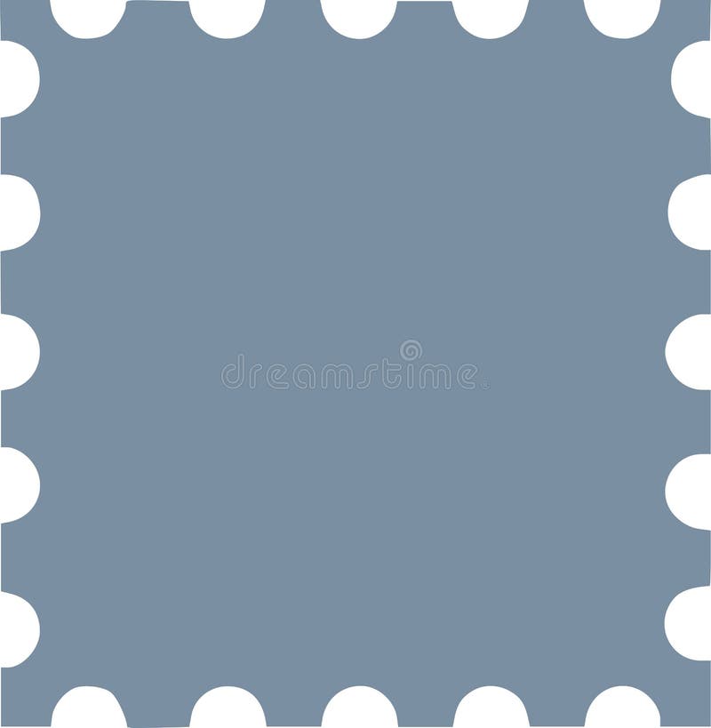 Grey postage stamp icon stock vector. Illustration of hobby - 107197968