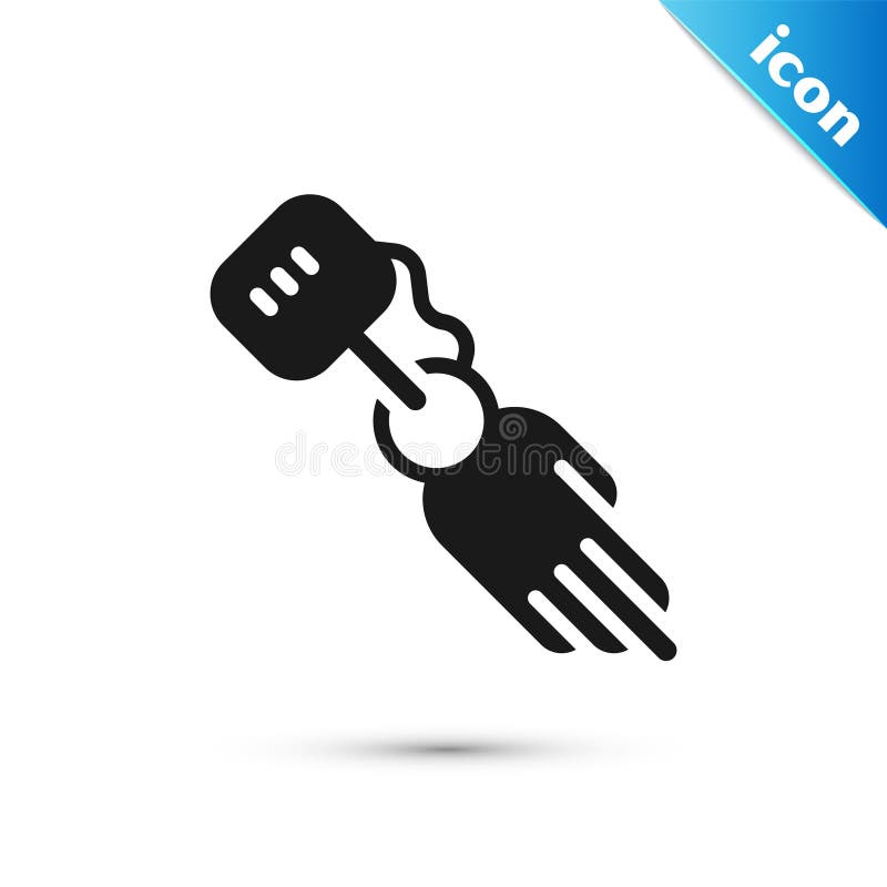 Grey Prosthesis Hand Icon Isolated on White Background. Futuristic ...