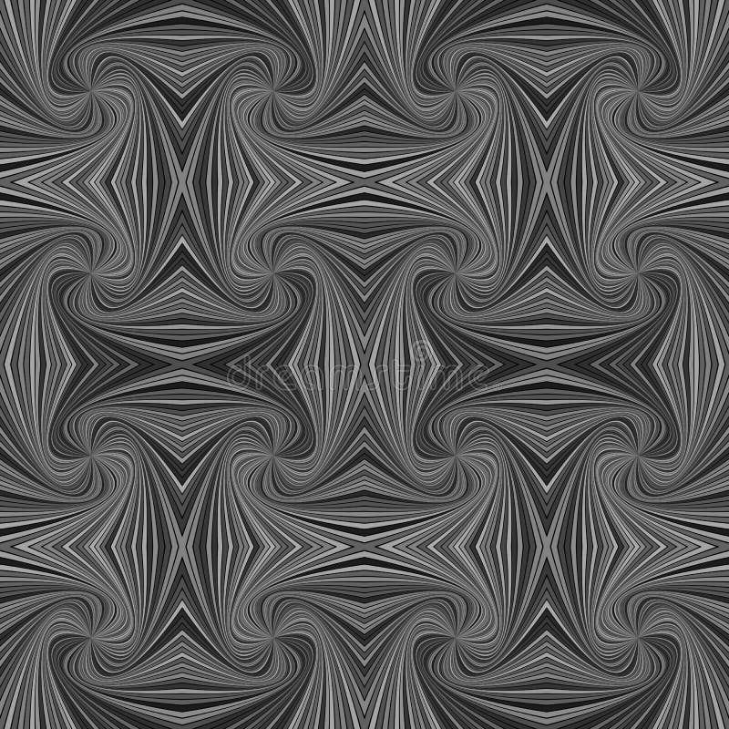 Grey Psychedelic Abstract Seamless Striped Swirl Pattern Background ...