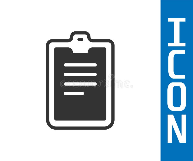 Grey Psychological Test Icon Isolated on White Background. Vector Stock ...