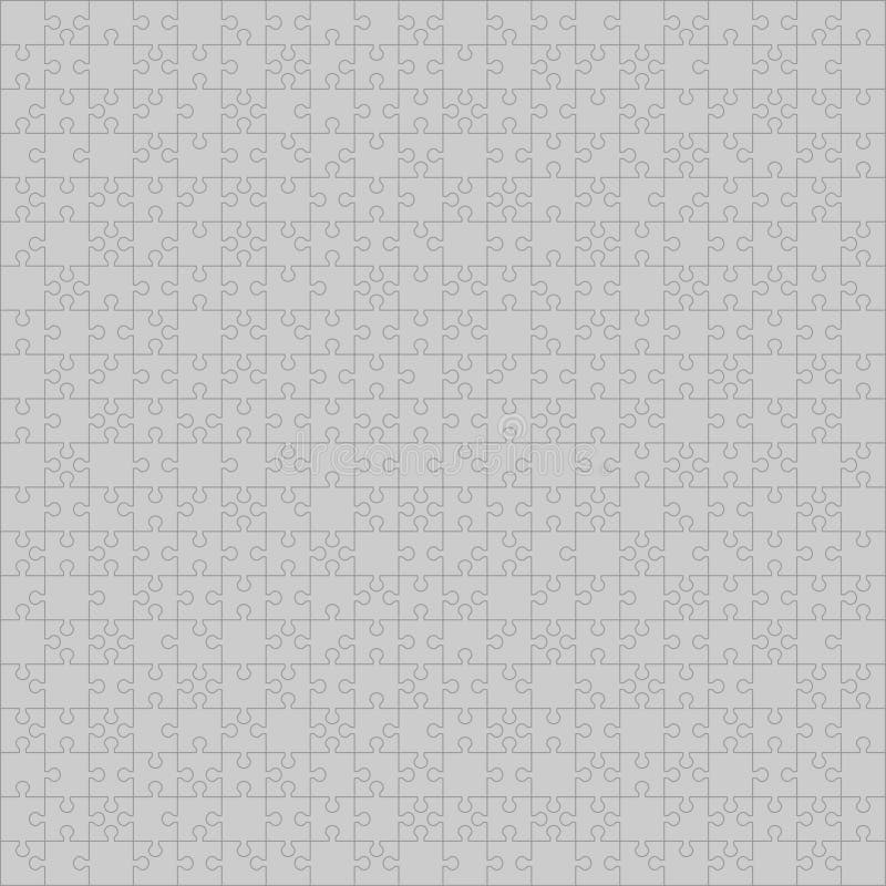 400 Grey Puzzles. Vector Illustration. Stock Vector - Illustration of ...
