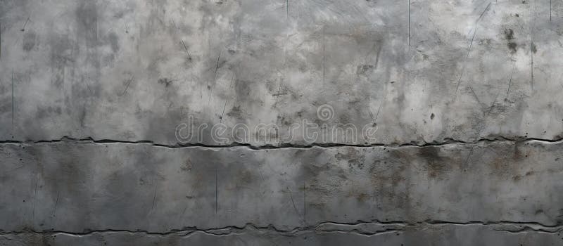 A Grey Rectangular Concrete Wall with Cracks and Wire Fencing Stock ...