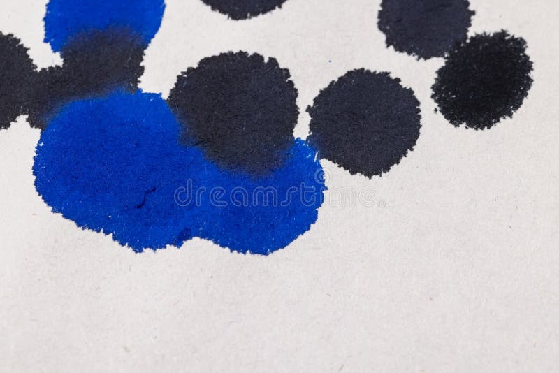 Grey Recycled Paper with Black Ink Drops Stock Photo - Image of splash ...
