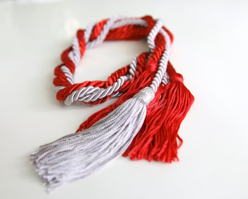 Grey Red Ropes Tassel Isolated Stock Photos - Free & Royalty-Free Stock ...