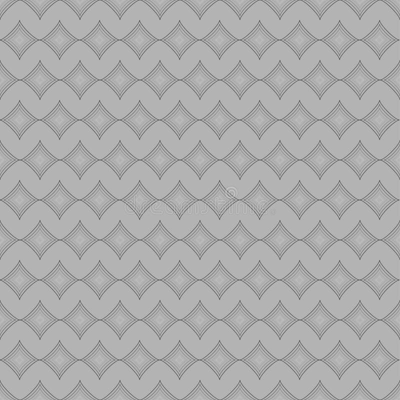 Grey rhombus seamless stock vector. Illustration of beautiful - 58054999