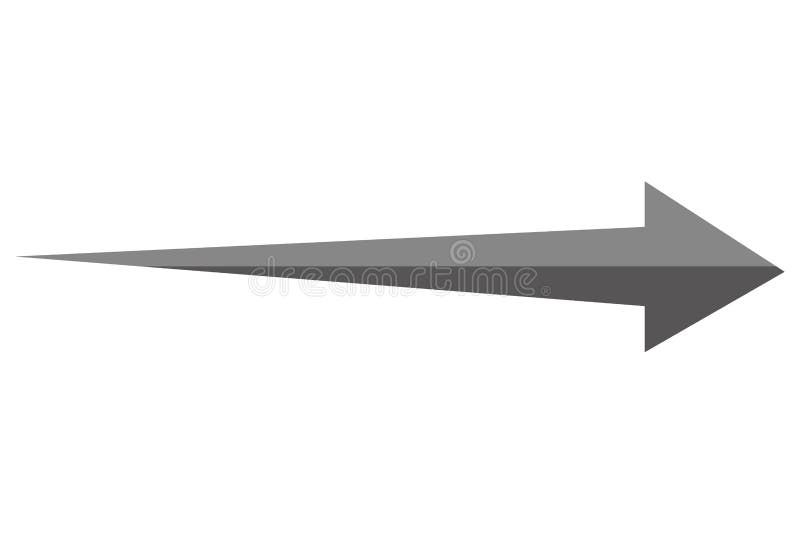 Grey right arrow stock illustration. Illustration of digital - 73660723