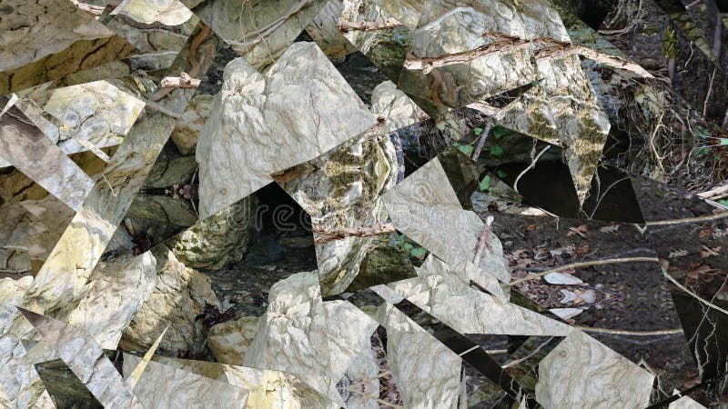 Grey Rock Face Abstract Background Stock Illustration - Illustration of ...