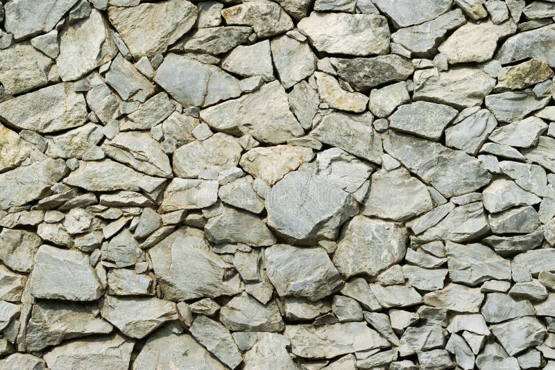 Grey Rock Wall Texture Background Stock Photo - Image of irregular ...