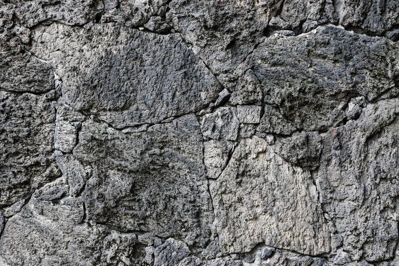 Grey rock wall texture stock photo. Image of detail, abstract - 97893562