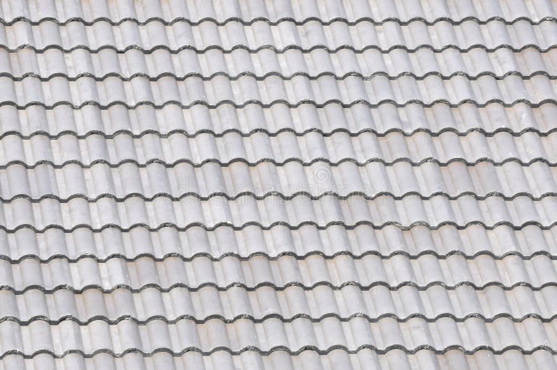 Grey Roof Tile Pattern Made from Cement Stock Image - Image of rooftop ...