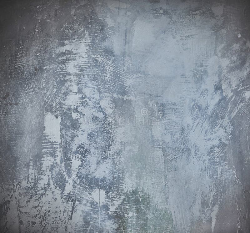 Old Grey Roughcast Exterior Wall Wide Panoramic Texture. Gray ...