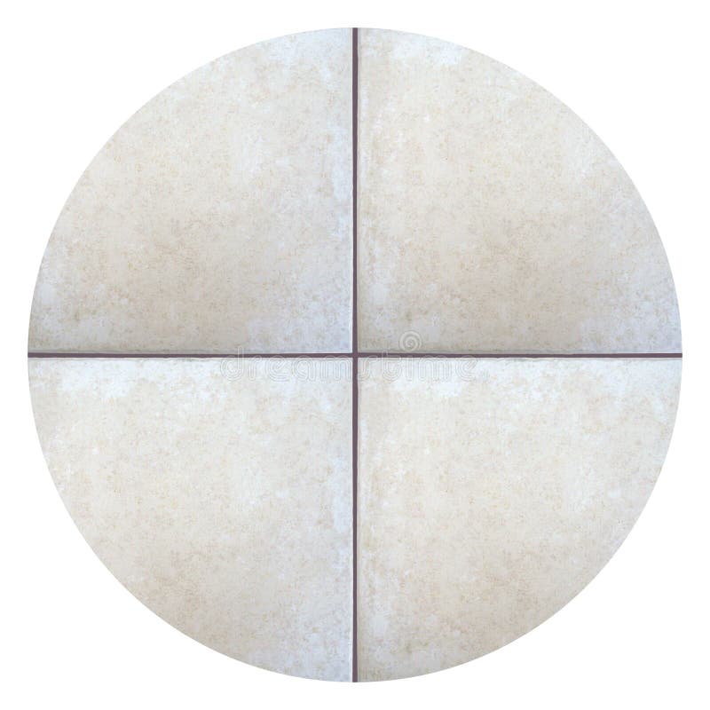 Grey Round Circle Ceramic Tile Seamless, Can Be Used Indoors and ...