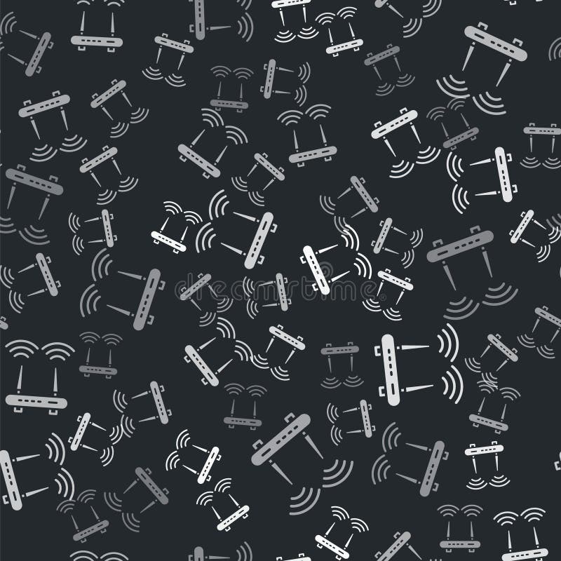 Black Wi Fi Router Icon Stock Illustrations – 2,058 Black Wi Fi Router ...