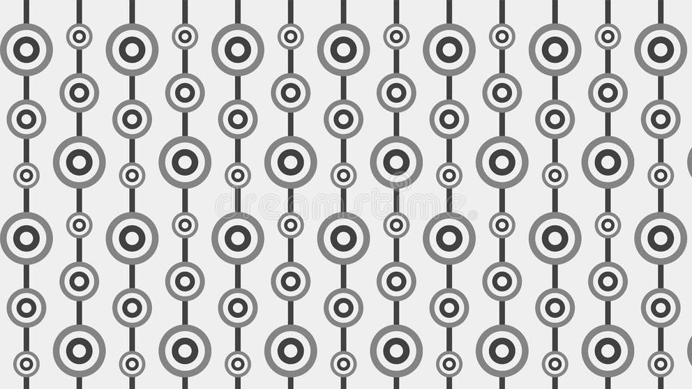 Grey Seamless Circle Pattern Background Vector Illustration Stock ...