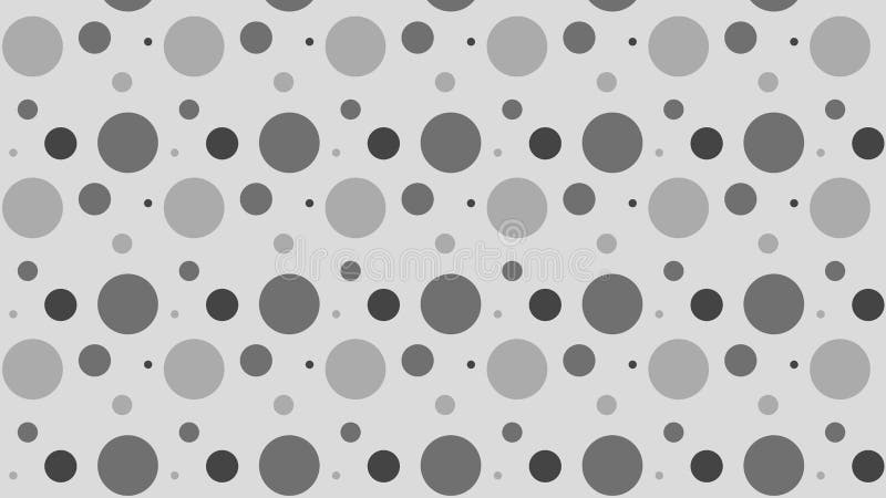 Grey Seamless Random Circle Dots Background Pattern Design Stock Vector ...