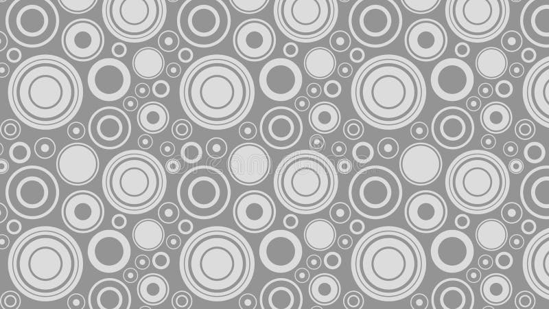 Grey Seamless Random Circles Background Pattern Vector Art Stock Vector ...