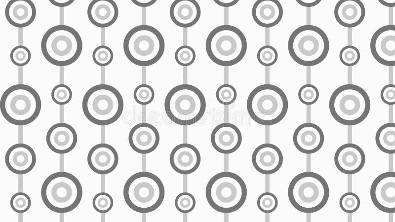 Grey Seamless Retro Circles Background Pattern Vector Illustration ...
