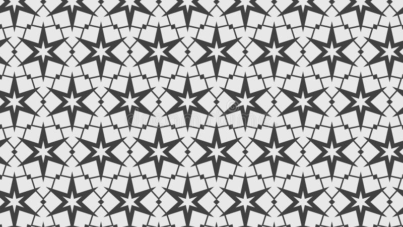 Grey Seamless Stars Background Pattern Vector Illustration Stock Vector ...