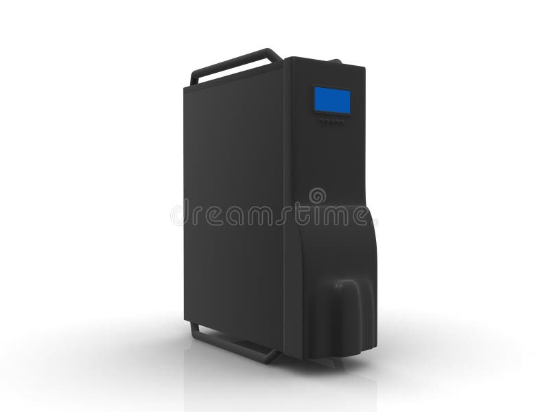 Grey server stock illustration. Illustration of processors - 13986599