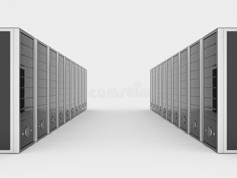 Server Room stock illustration. Illustration of access - 4951309