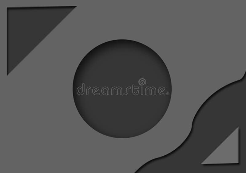 Grey Shapes Background Wallpaper for Designs Stock Illustration ...
