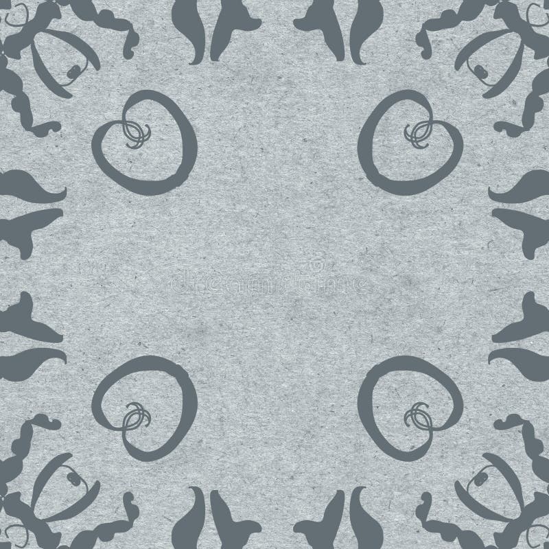 Seamless Repeats Grey on Grey Stock Illustration - Illustration of crop ...