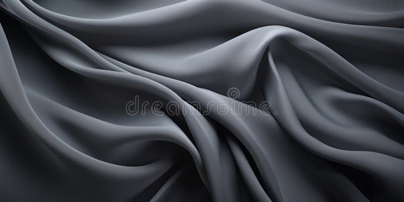 Grey Silk Fabric Background. Smooth Texture Cloth. Abstract Soft ...