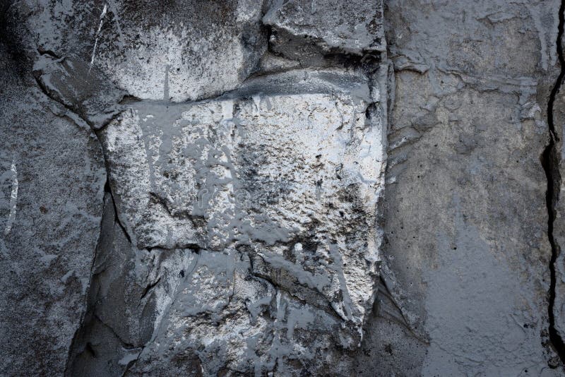 Grey and Silver Stone Texture Stock Image - Image of isolated, sign ...