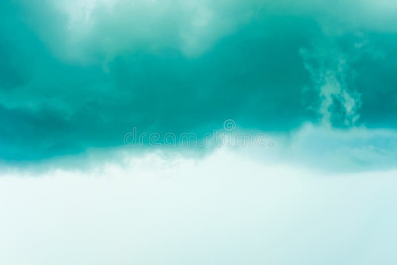 Thunder Grey Blue Clouds in Sky before or after Rain Stock Image ...