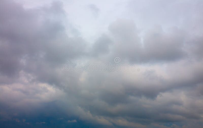 Grey Sky with Rainy Clouds. Epic Nature Stock Photo - Image of epic ...