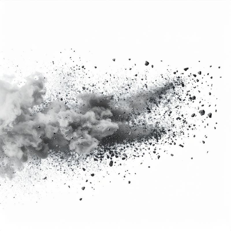Grey Smoke Abstract Background. Stock Illustration - Illustration of ...