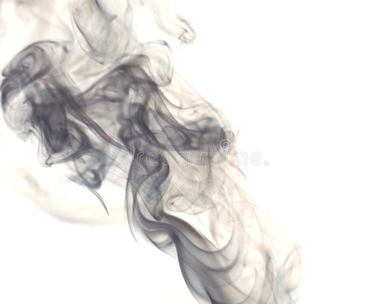 Grey Steam on the White Background Stock Photo - Image of swirl, motion ...