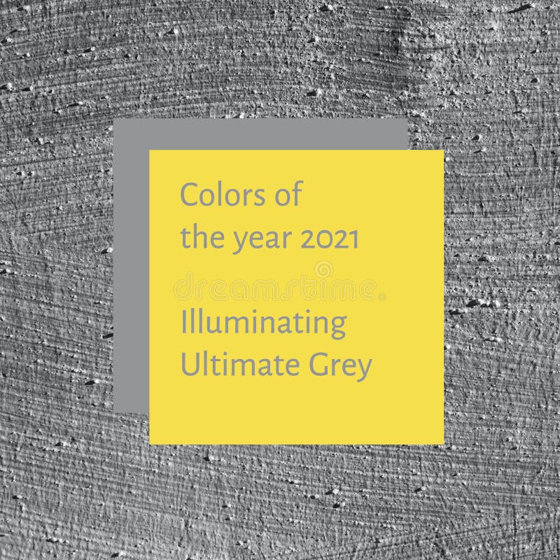 Grey Smooth Concrete Wall. Colors of Year 2021. Stock Photo - Image of ...