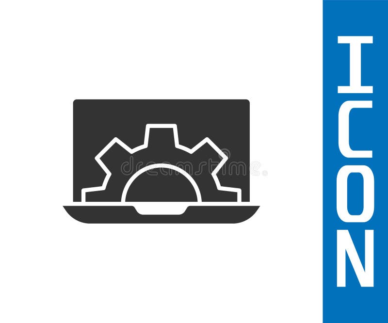 Grey Software, Web Development, Programming Concept Icon Isolated on ... Grey Software, Web Development, Programming Concept Icon Isolated on ...