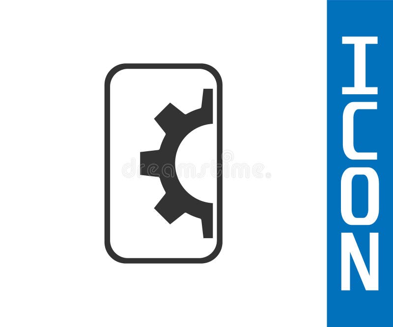 Grey Software, Web Development, Programming Concept Icon Isolated on ...