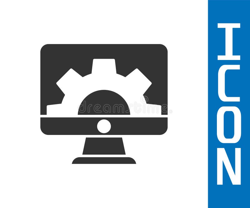 Grey Software Web Development Programming Concept Icon Isolated On