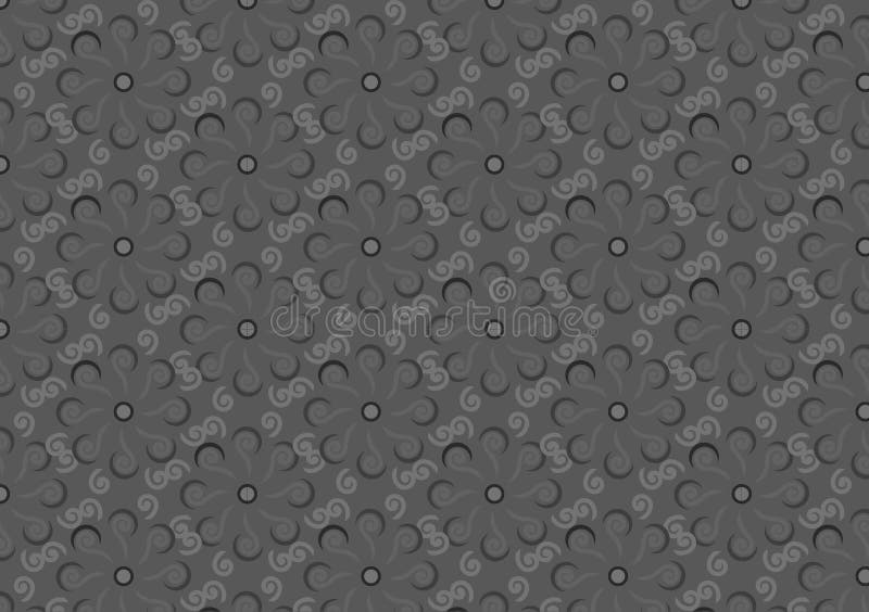 Grey Spiral Pattern Wallpaper for Use with Design Layouts Stock ...